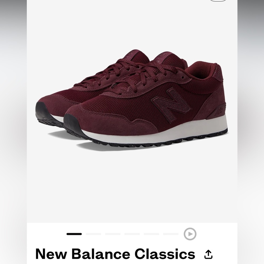 New Balance Classics - Burgundy Maroon Color - Gem